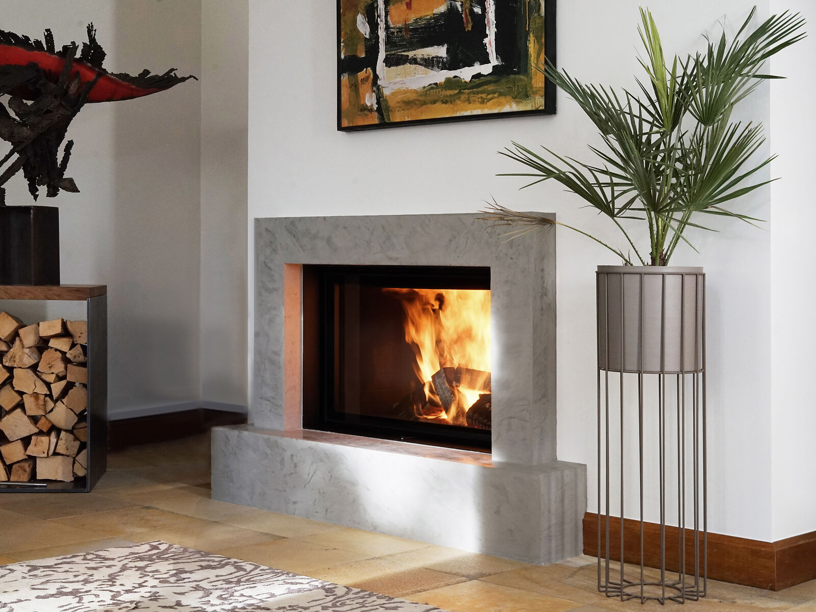 Kamin Stil 53-88 + Flach | BRUNNER